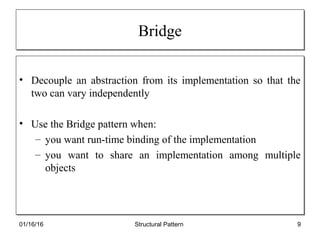 Structural patterns | PPT