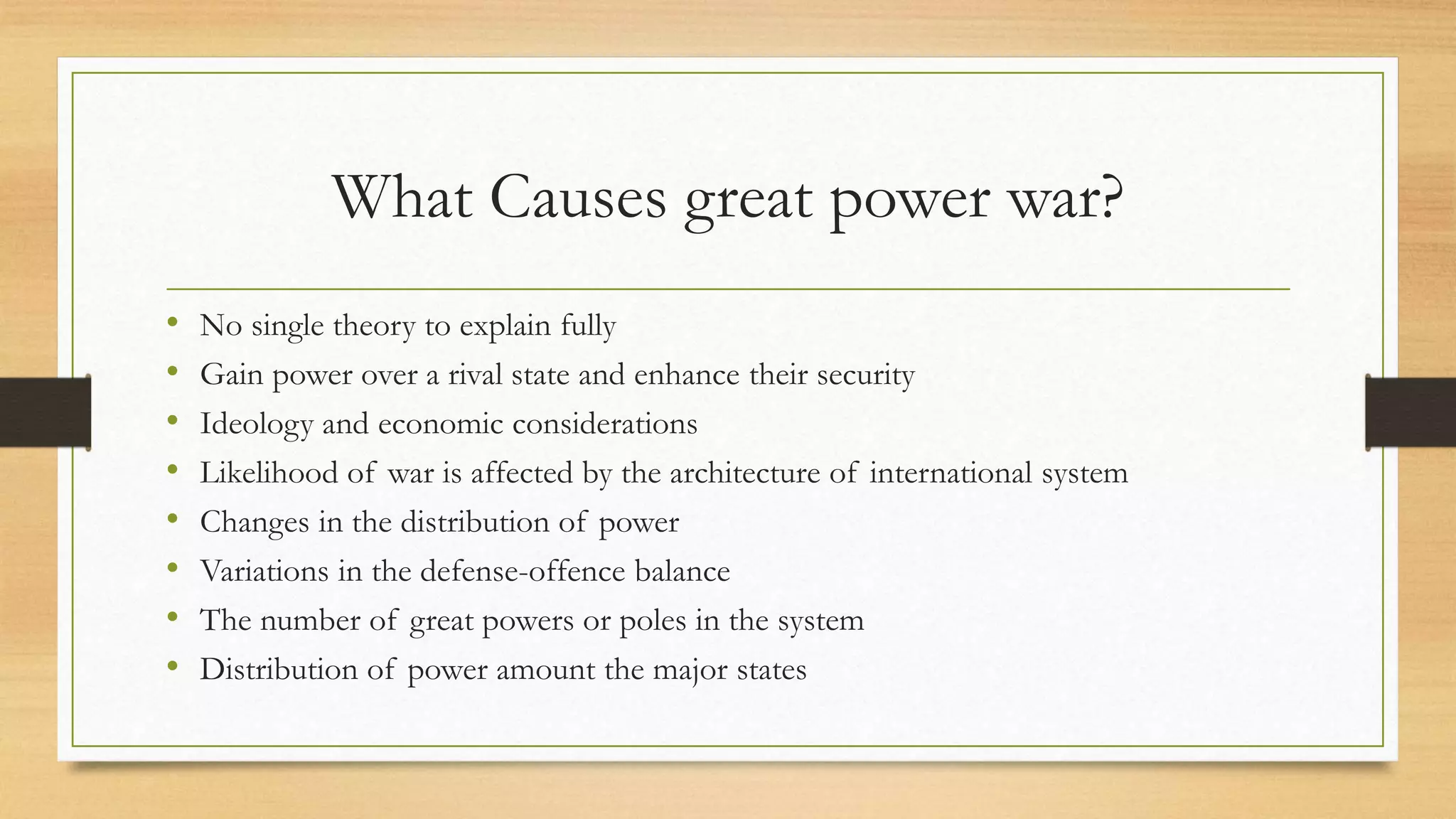 Structural realism lecture presentation | PPTX