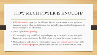 Structural realism lecture presentation | PPTX | Political Issues ...