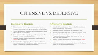 Structural realism lecture presentation | PPTX | Political Issues ...