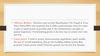 Structural realist vocabulary for beginners | PPTX