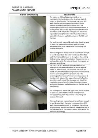 STRUCTURAL REPAIR ASSESSMENT REPORT RCC HI-RISE BUILDING | PDF