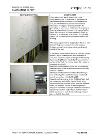 STRUCTURAL REPAIR ASSESSMENT REPORT RCC HI-RISE BUILDING | PDF