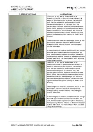 STRUCTURAL REPAIR ASSESSMENT REPORT RCC HI-RISE BUILDING | PDF