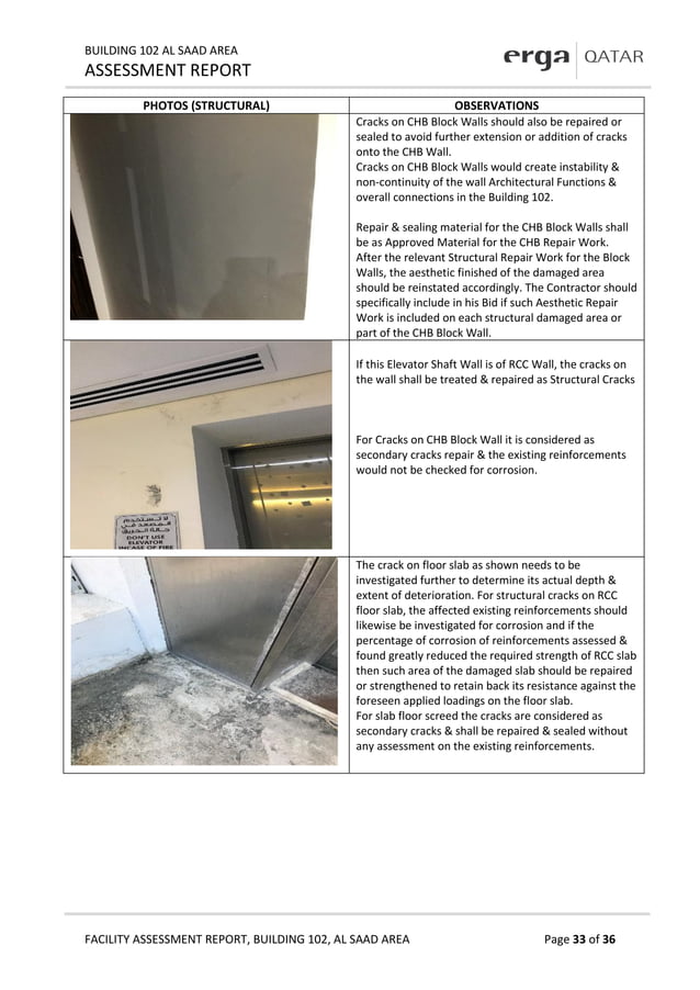 STRUCTURAL REPAIR ASSESSMENT REPORT RCC HI-RISE BUILDING | PDF