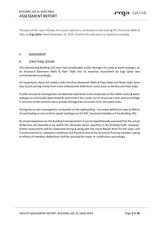 STRUCTURAL REPAIR ASSESSMENT REPORT RCC HI-RISE BUILDING | PDF
