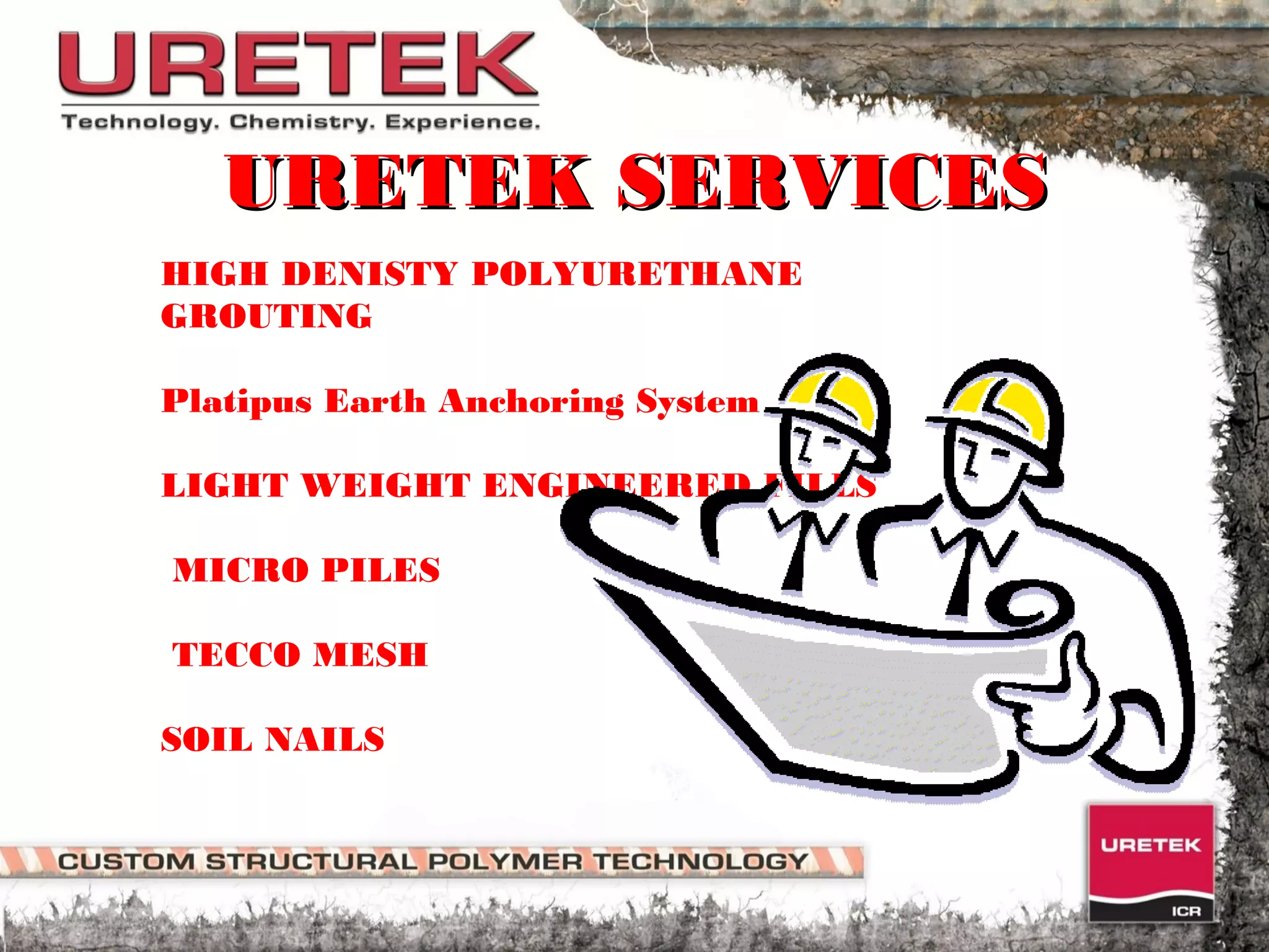 Structural Resin Injection for Soil Stabilization | PPT