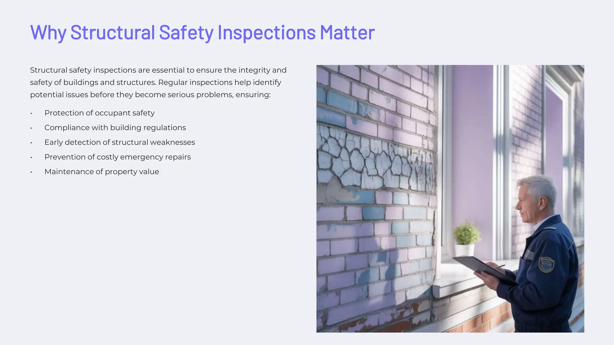 Structural Safety Inspection Checklist with eAuditor Audits & Inspections | PDF