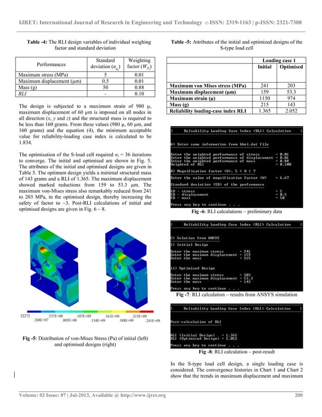Structural sizing and shape optimisation of a load cell | PDF