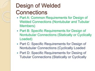 Structural Steel Welding Inspection | PPTX