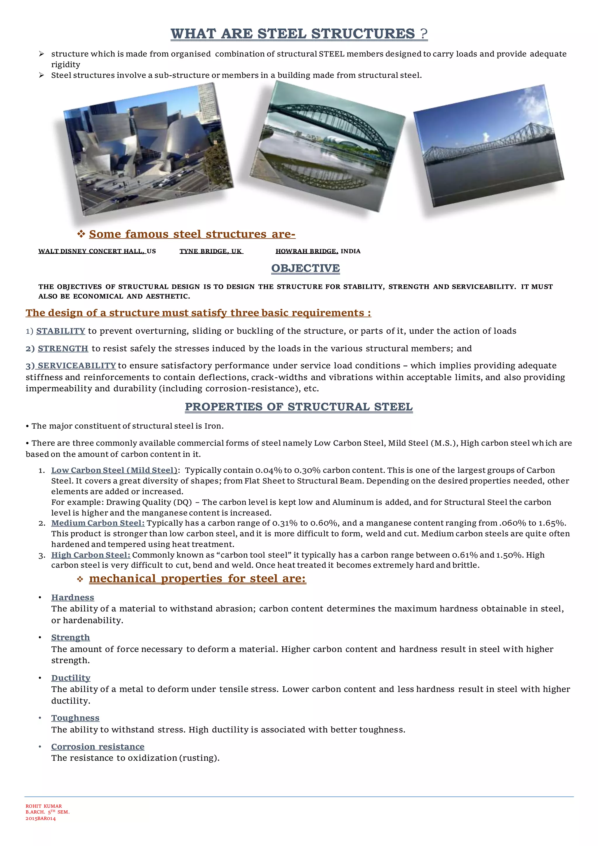 Structural steel | DOCX