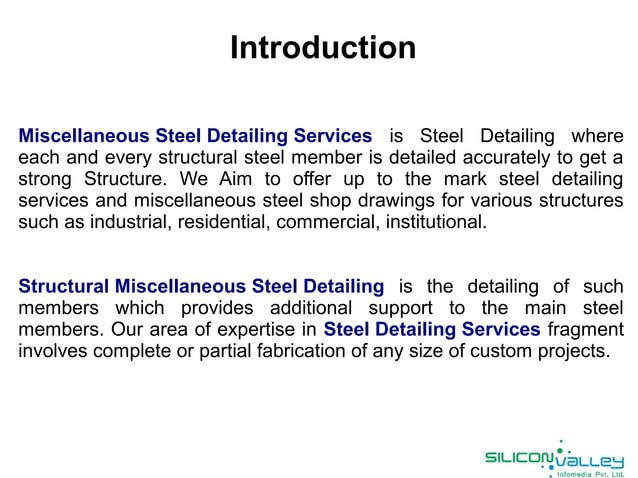 Structural Steel Detailing Services - SiliconInfo | PPT | Civil ...