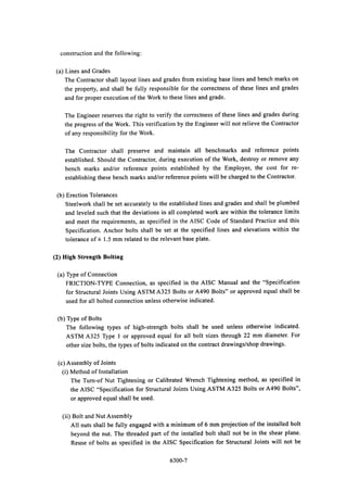 structural steel work, steel specification, Fabrication | PDF