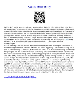Structural Strain Theory | PDF