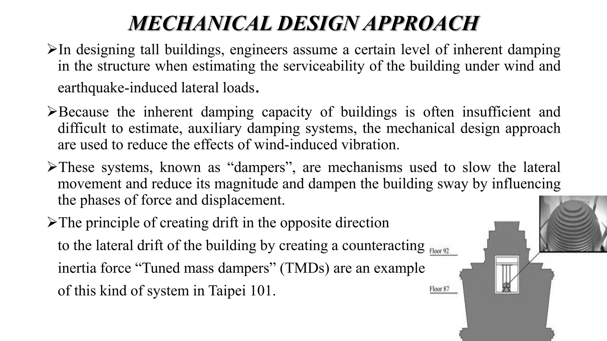 Structural systems and aerodynamic in multi stoery buildings | PPTX