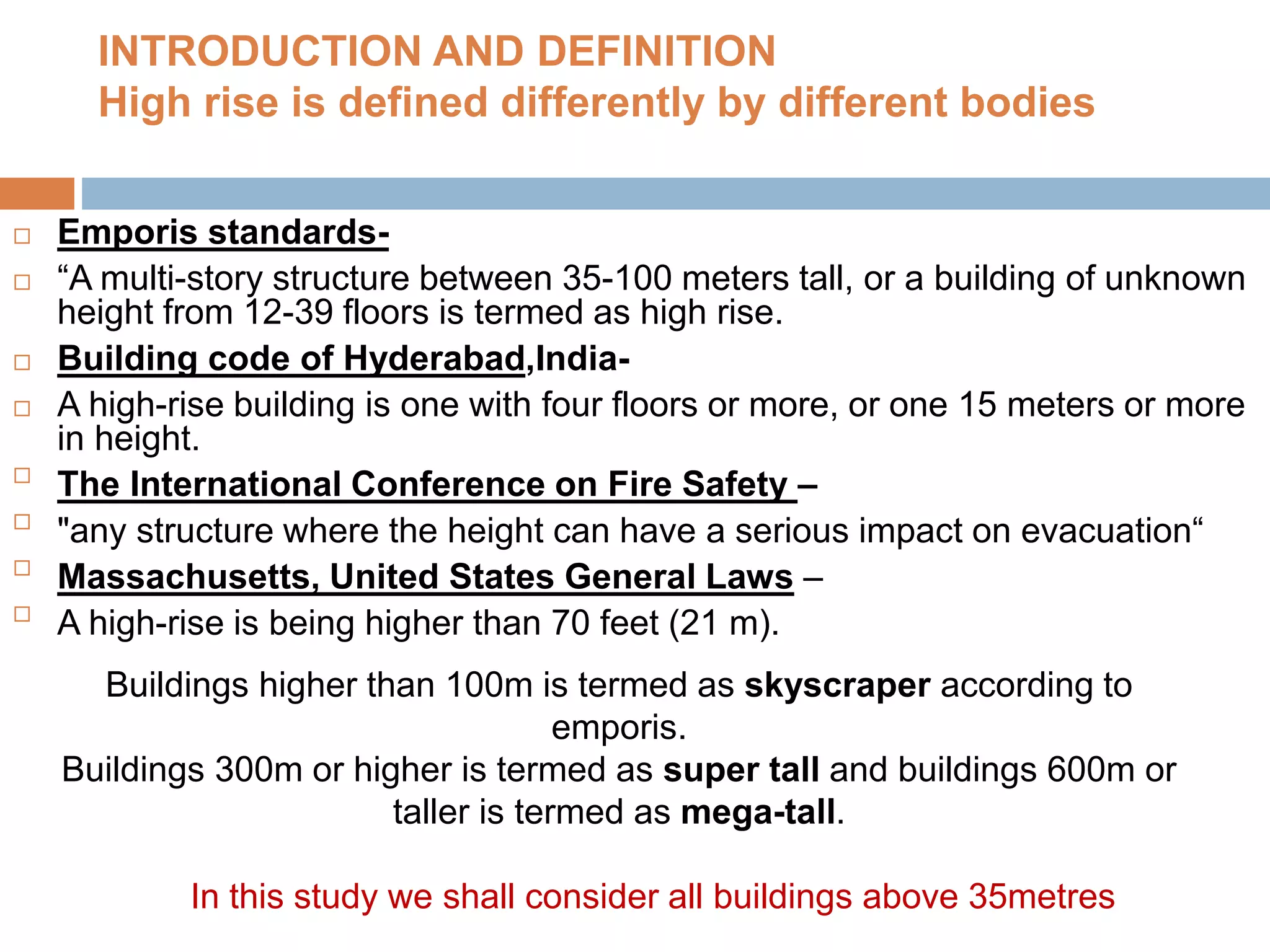 Structural systems in high rise buildings | PPTX