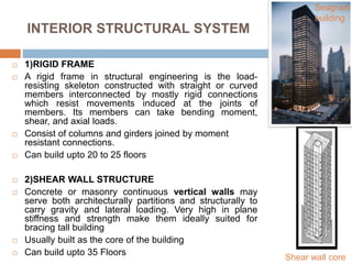 Structural systems in high rise buildings | PPTX