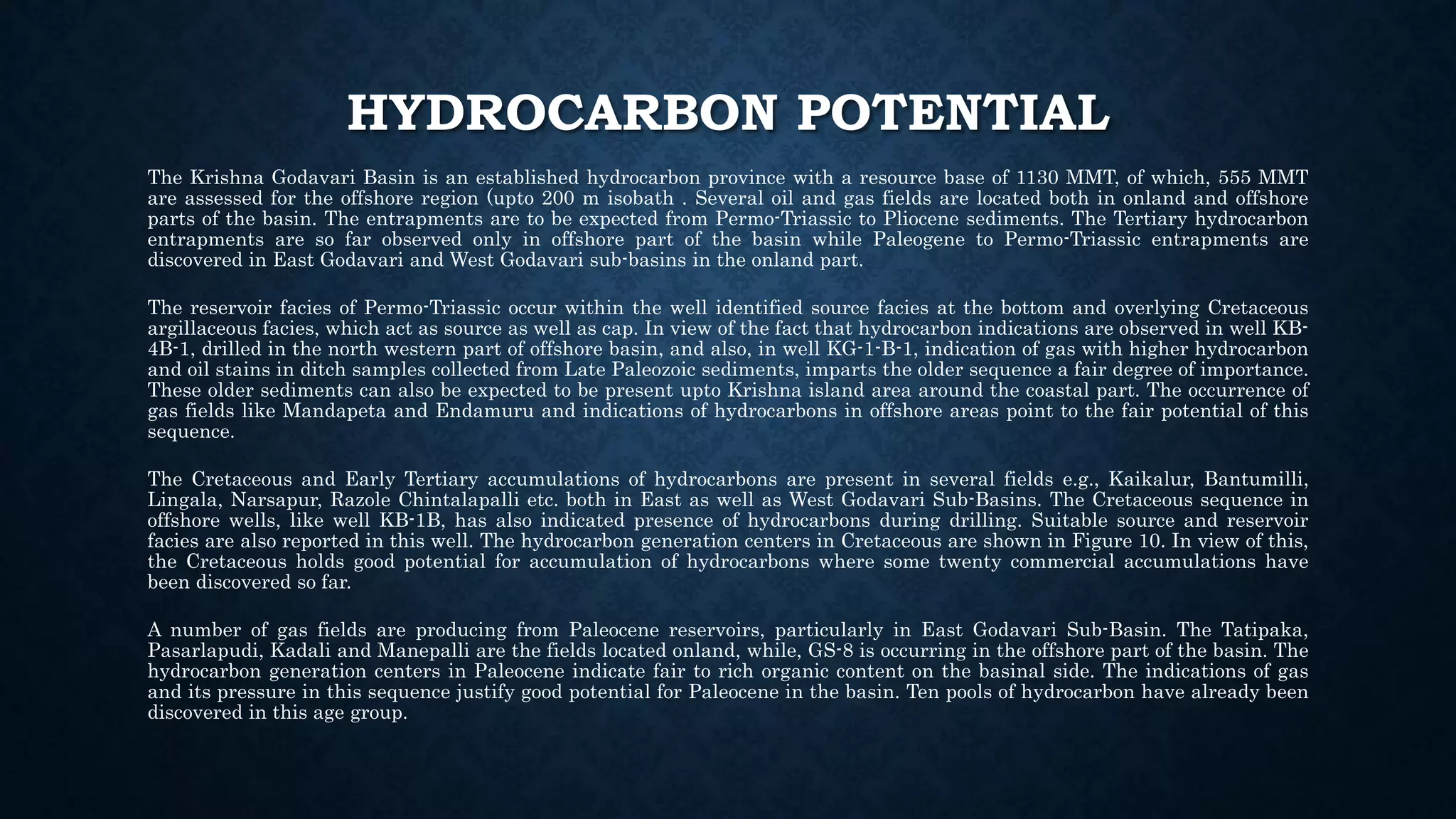 Structural Tectonics and Petroleum System of Krishna Godaveri Basin | PPTX