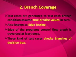 Structural testing | PPTX