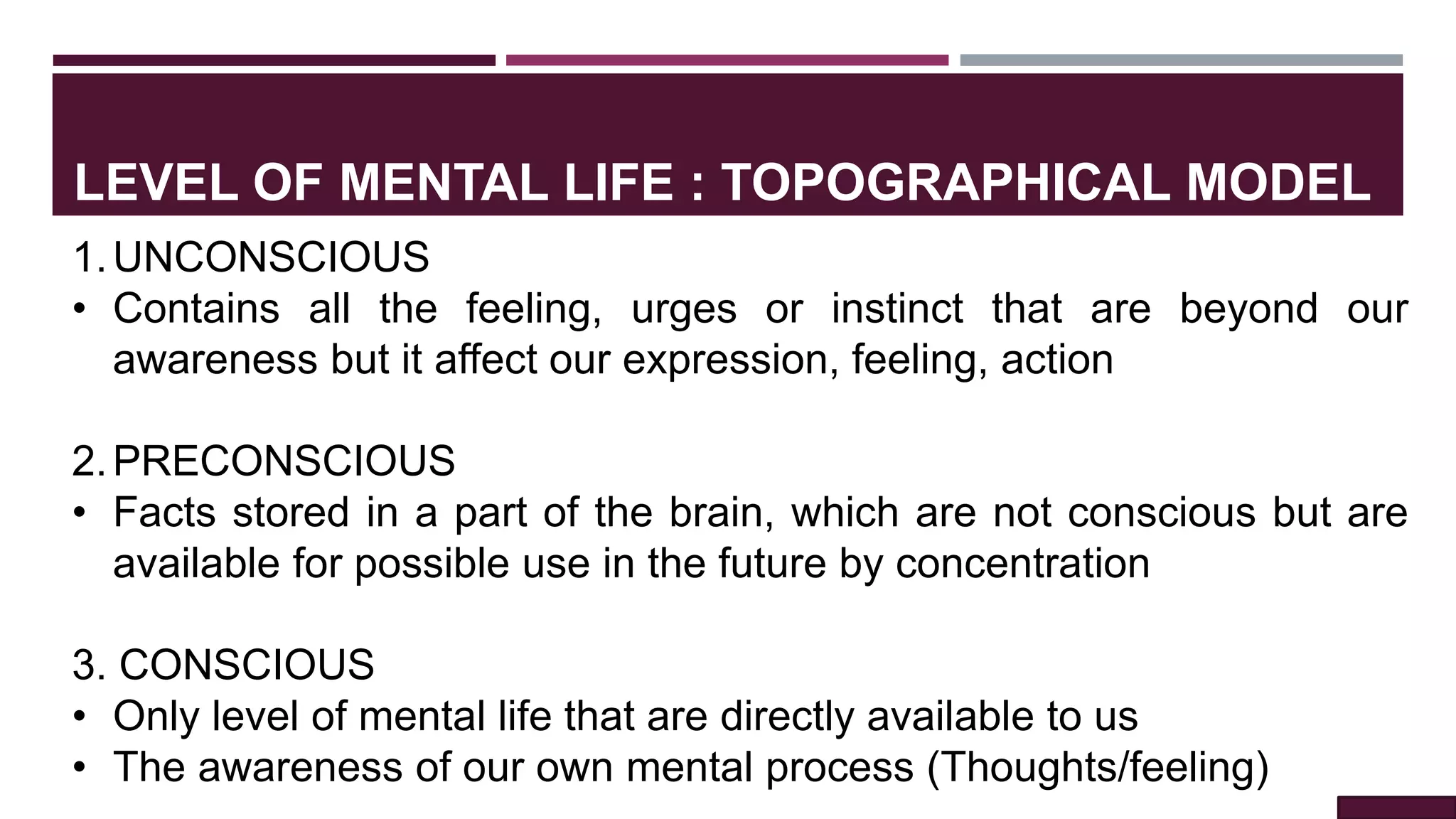 Structural theory of mind and ego defense mechanism | PPTX