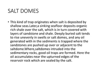 structural traps in fuel geology | PPTX
