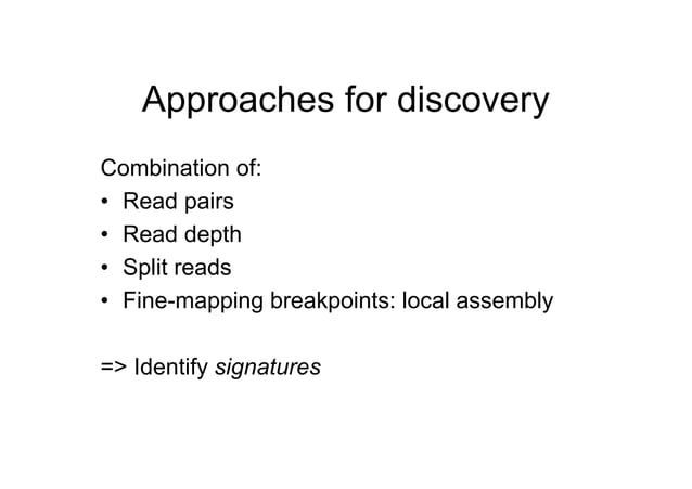 Eccb10 Talk Next Generation Sequencing And Structural Variation Pdf