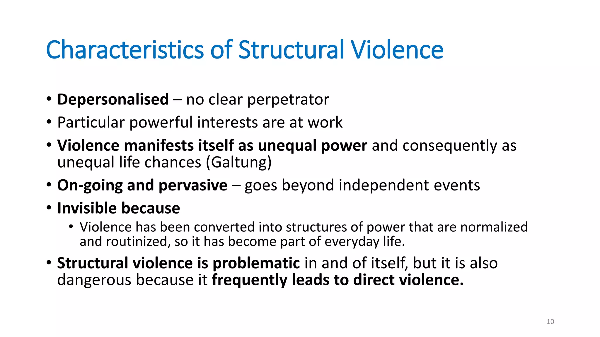 Structural violence | PPTX