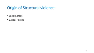 Structural violence | PPTX