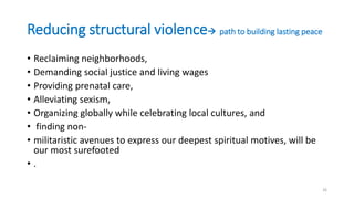Structural violence | PPTX