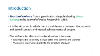 Structural violence | PPTX