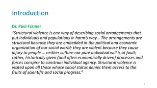 Structural violence | PPTX
