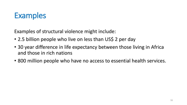 Structural violence | PPT