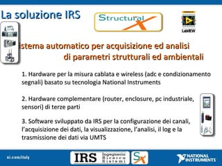Monitoraggio di strutture complesse | PPT