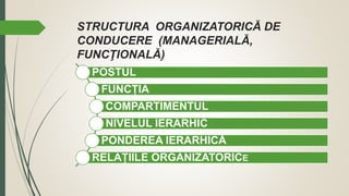 Structura organizatorica | PPTX