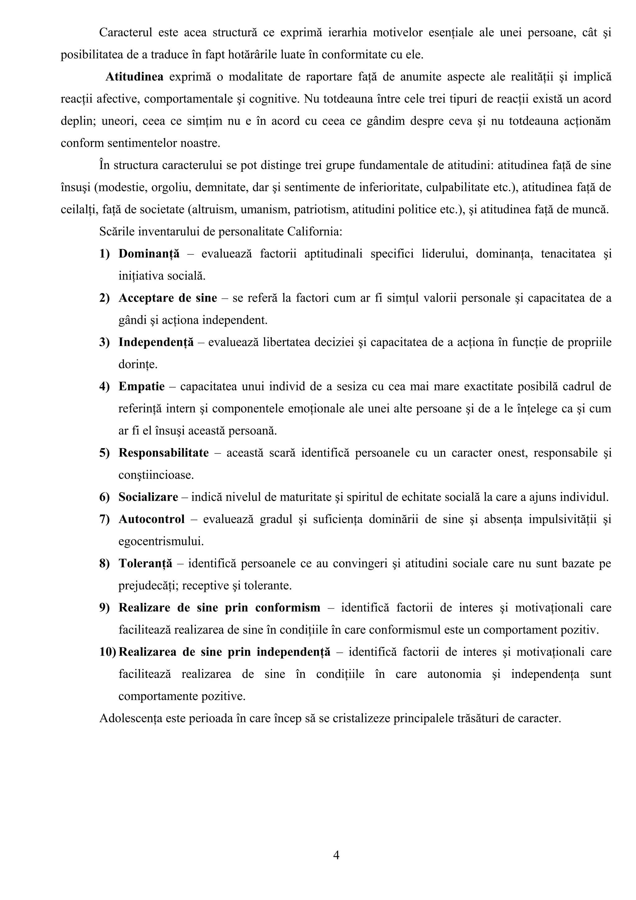 Structura personalitate | DOC