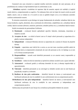 Structura personalitate | DOC