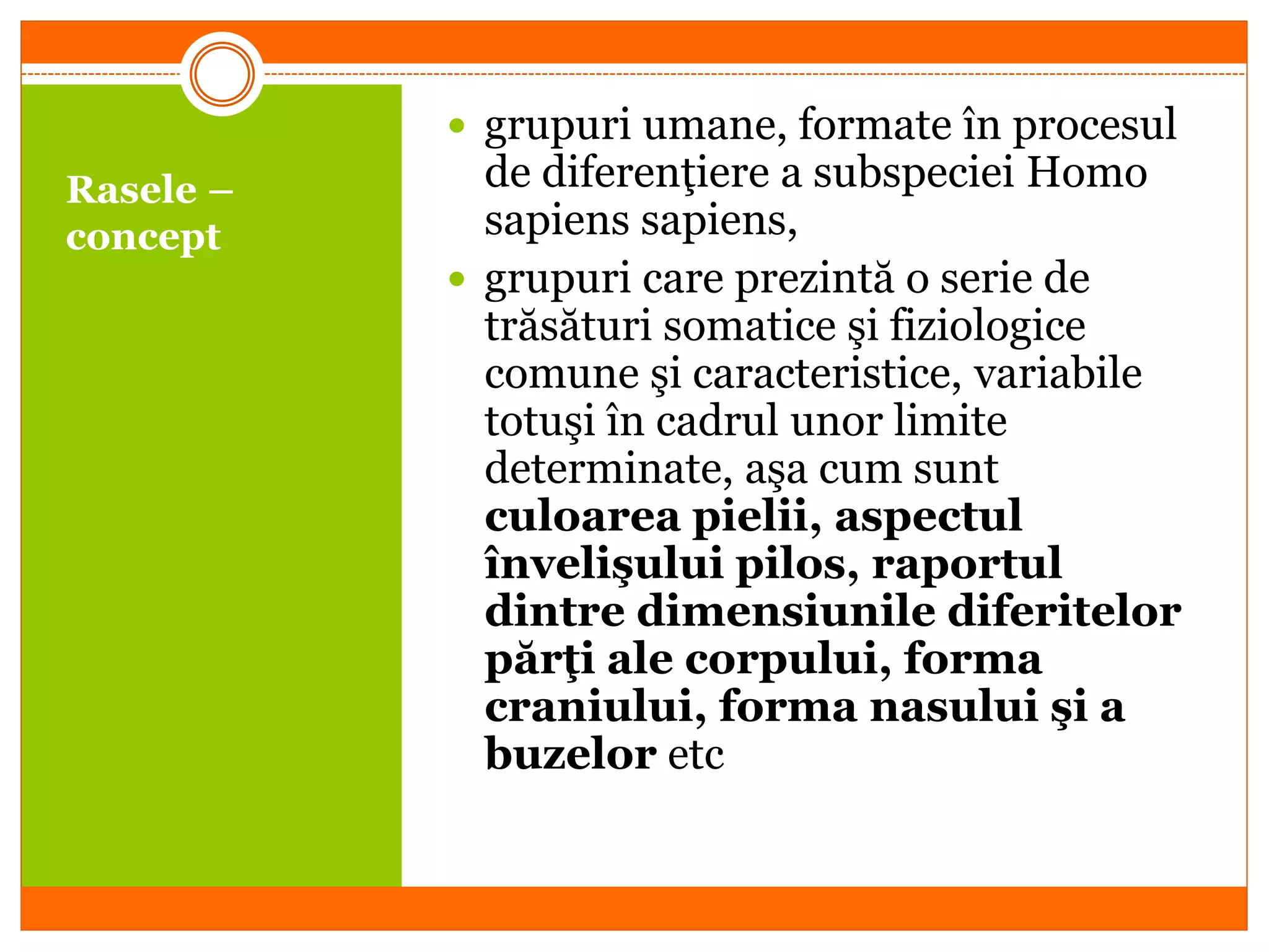 Structura rasiala a populației terrei | PPTX
