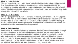 STRUCTURATION SOCIOLOGICAL THEORY FOR PAPER FOR THE CIE SYLLABUS | PPTX