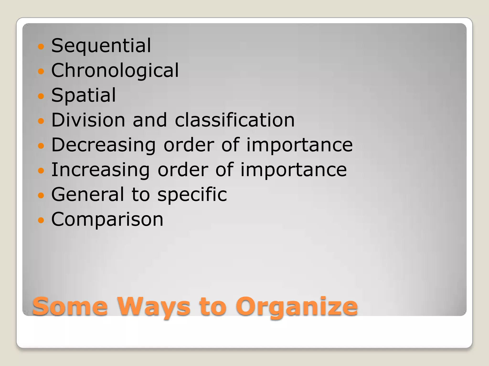 Essay Structure & Organization | PPTX