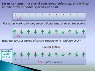 Crystal structures & Packing Fraction | PPTX