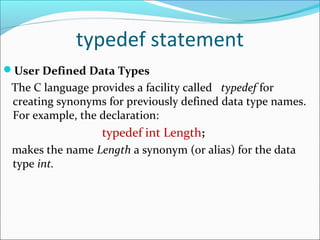 Structure in c | PPT