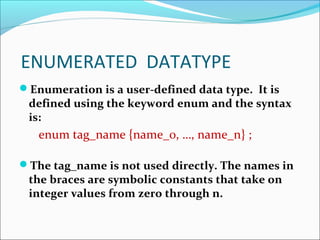 Structure in c | PPT