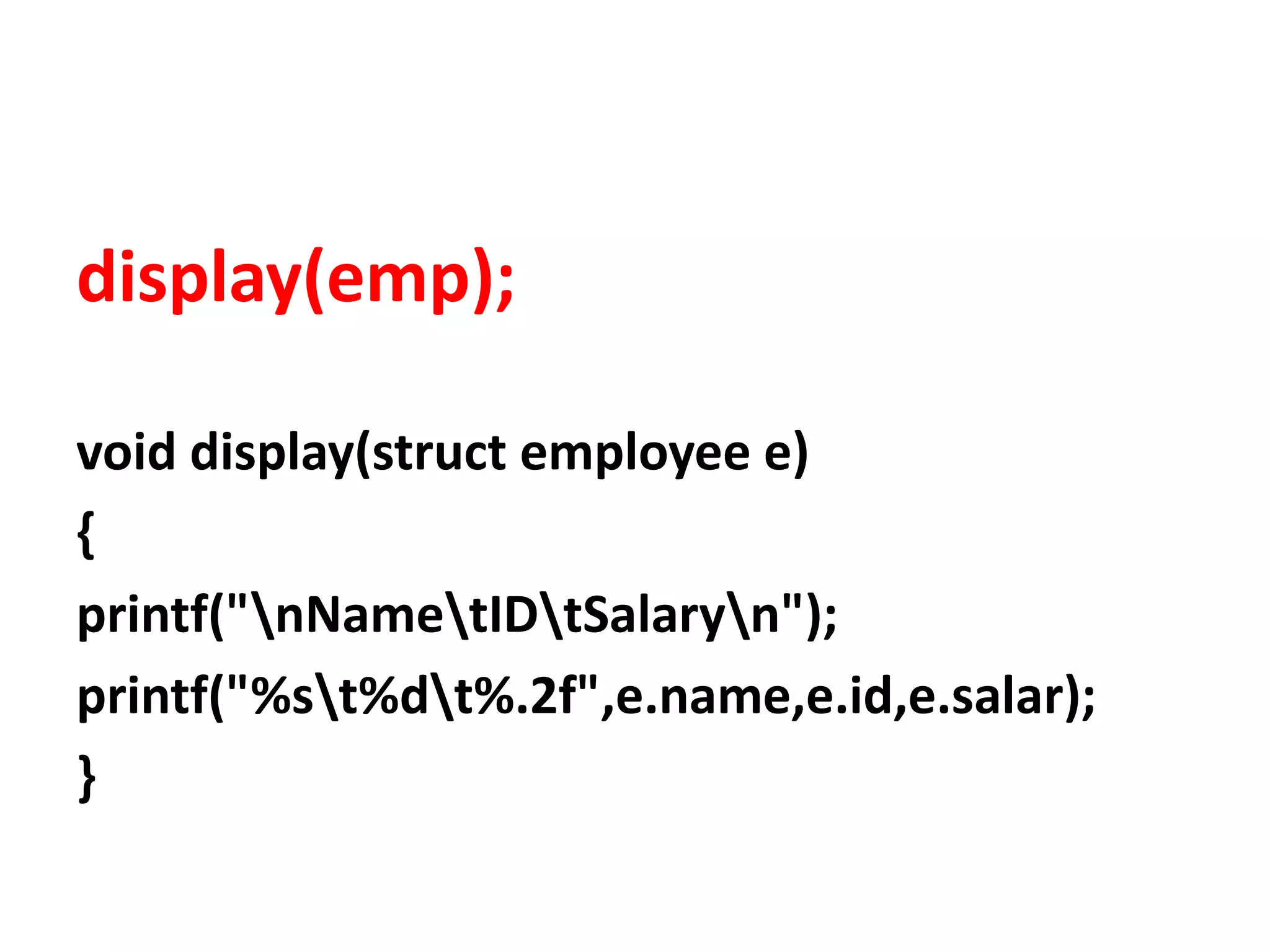 Structure in C | PPTX