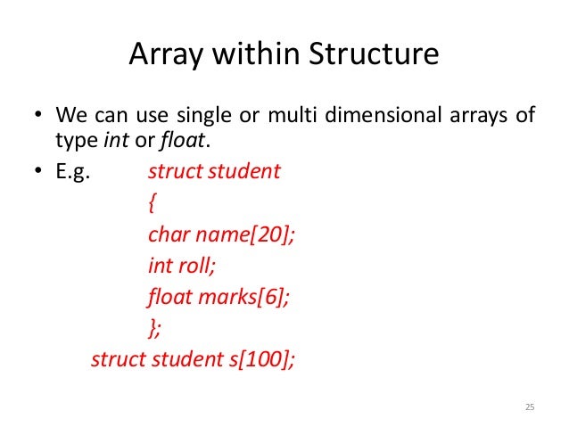 Structure In C