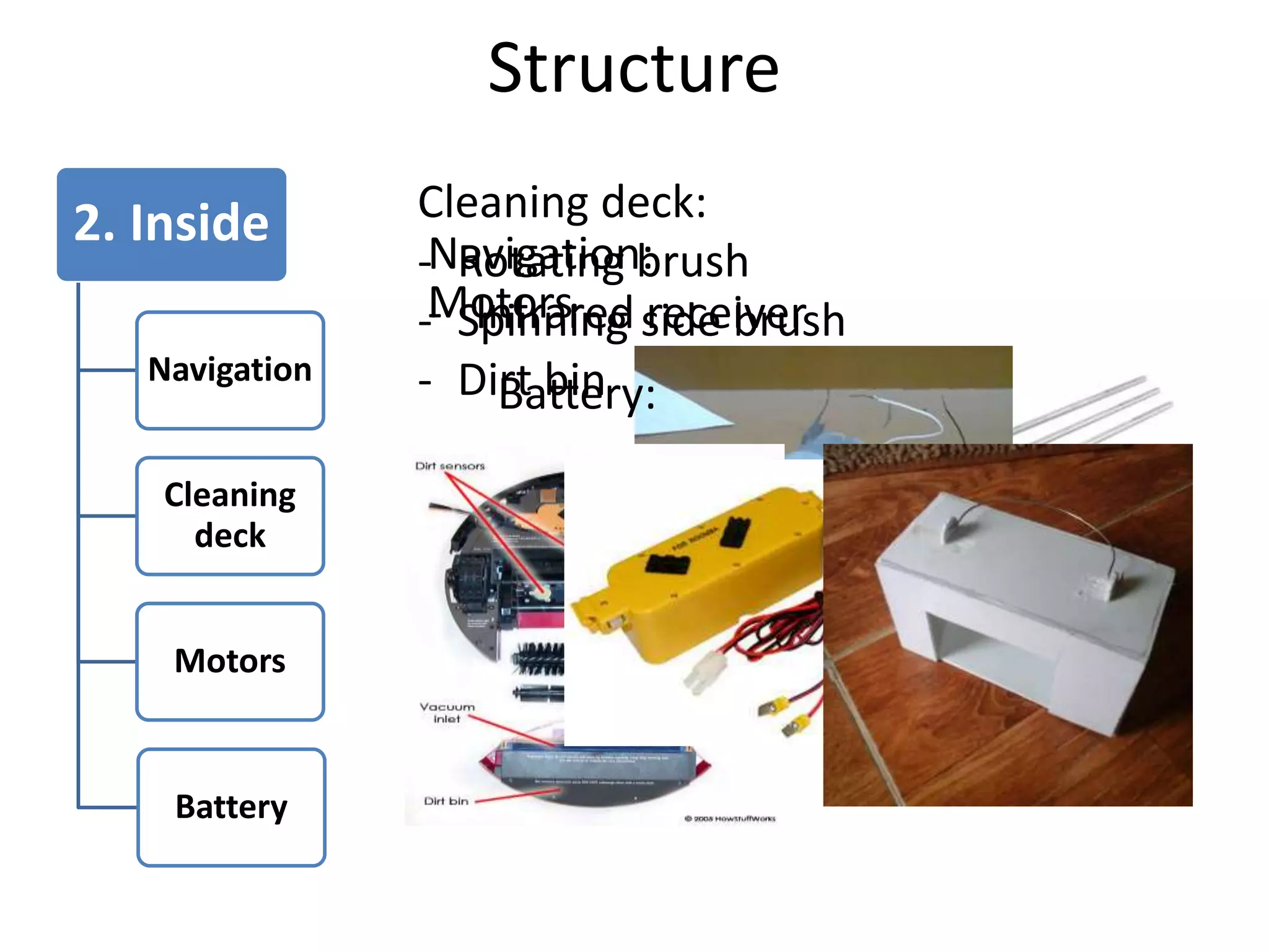 Structure of robotic vacuum cleaner | PPTX