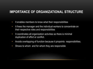 Organizational Structure | PPTX