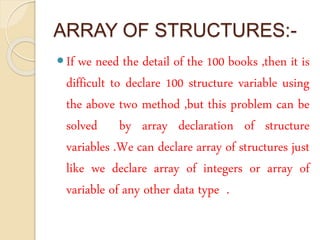 Structure (Computer programming and utilization) | PPTX