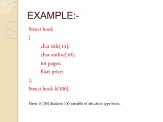 Structure (Computer programming and utilization) | PPTX