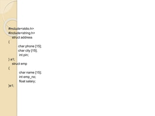 Structure (Computer programming and utilization) | PPTX