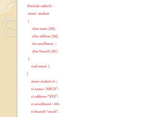 Structure (Computer programming and utilization) | PPTX